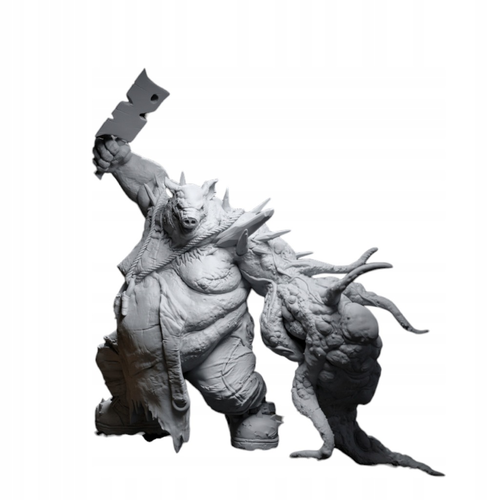 Boarhog Butcher potwór figurka rpg dnd D&D druk 3d 12k - 15158929166 ...