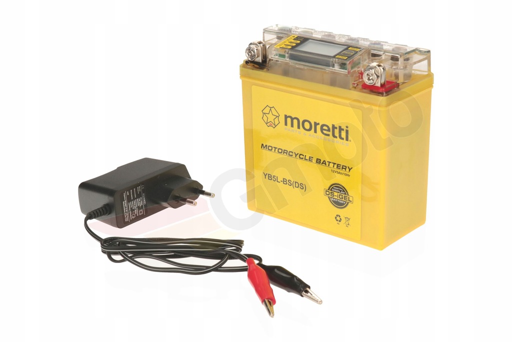 Akumulator Moretti YB5L-BS + ładowarka Jawa TS 350 - 13353171584 ...