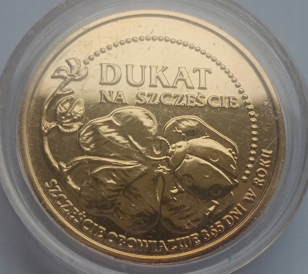 DUKAT NA SZCZĘŚCIE - MENNICA POLSKA - K5 - 15329742811 - oficjalne ...