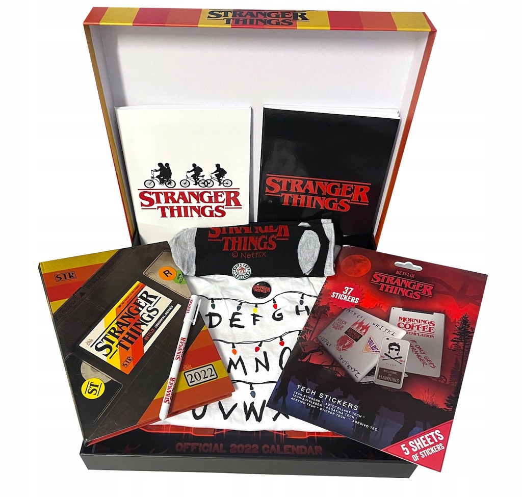 BOX STRANGER THINGS NA PREZENT DLA DZIEWCZYNY R. S - 12136596841 ...