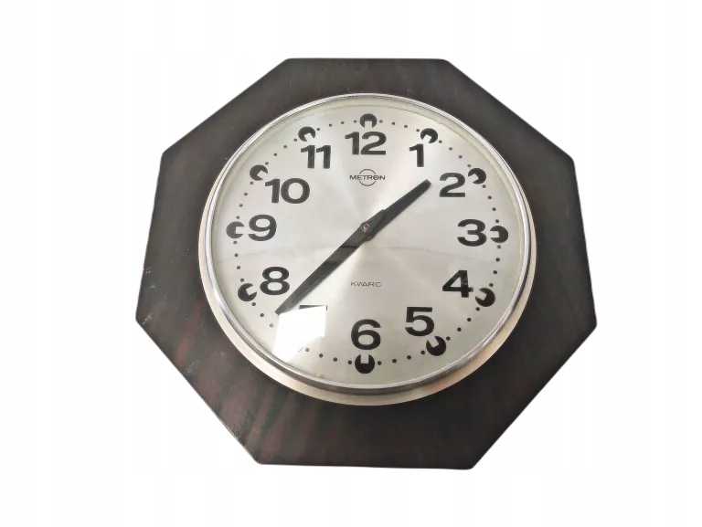 ZEGAR ŚCIENNY METRON ZN-83/,ETRON-002 KWARC ! - 13301659091 - oficjalne archiwum Allegro