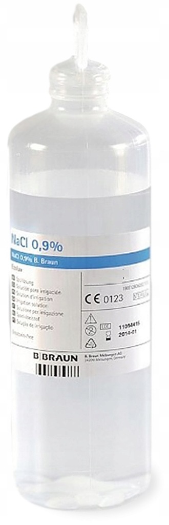 500 ml Sól fizjologiczna NaCl 0,9% Ecolav B.BRAUN - 11514677257 ...