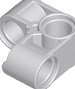 Lego Technic ŁĄCZNIK 44809 SZARY JASNY 2 szt. - 14004795379 - oficjalne ...