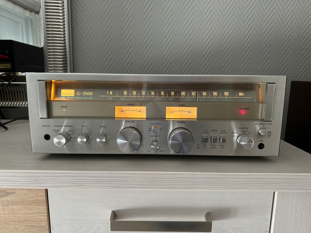 SANSUI G-3500 Amplituner Stereo Top Hi_Fi - 16719872139 - oficjalne ...