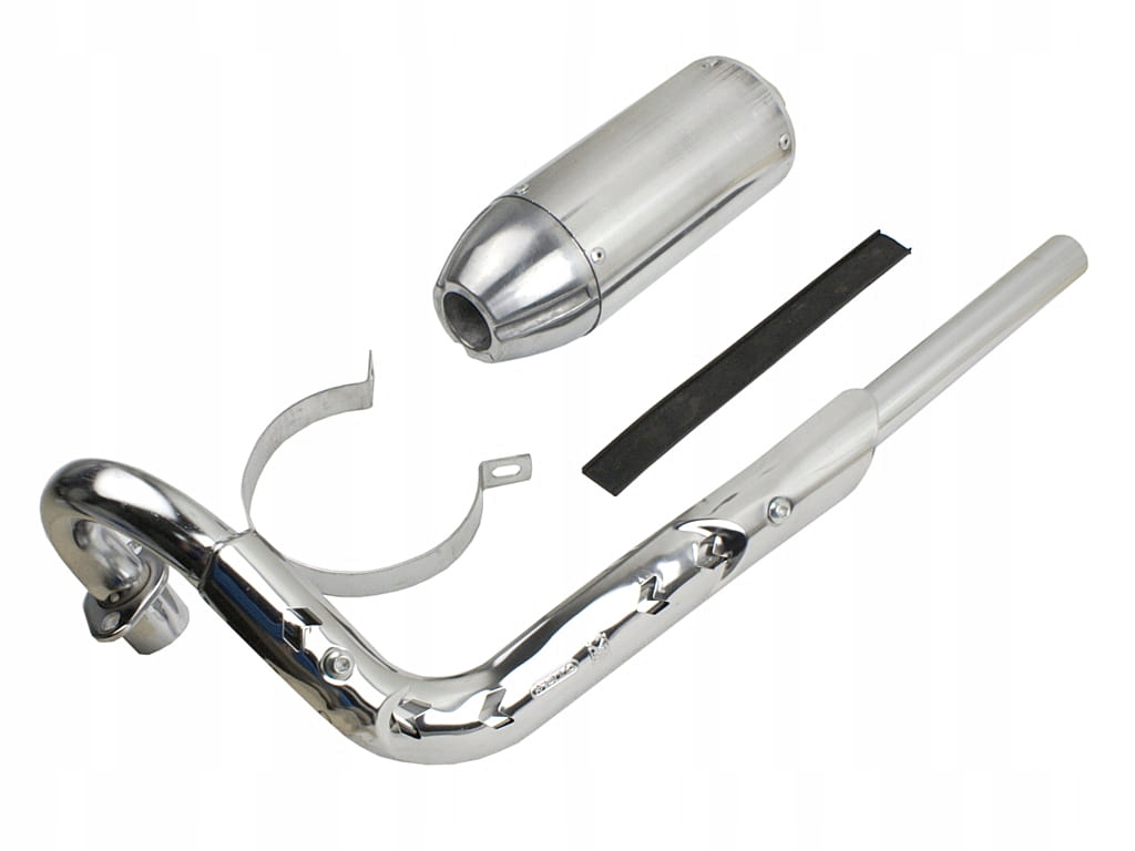 TŁUMIK KOLANKO OBEJMA CROSS 125 KXD LONCIN MRF - 10918546752 - oficjalne archiwum Allegro