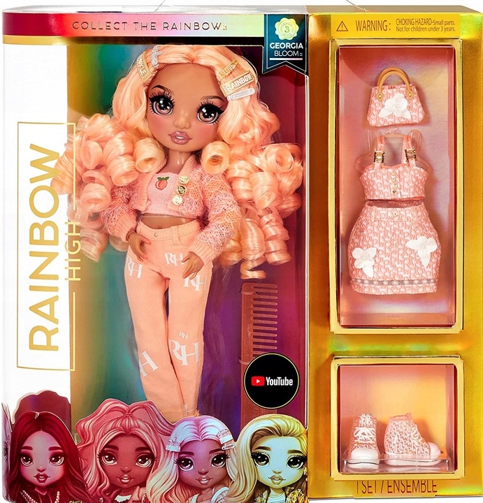 RAINBOW HIGH FASHION LALKA GEORGIA BLOOM SERIA 3 - 12400163498 ...