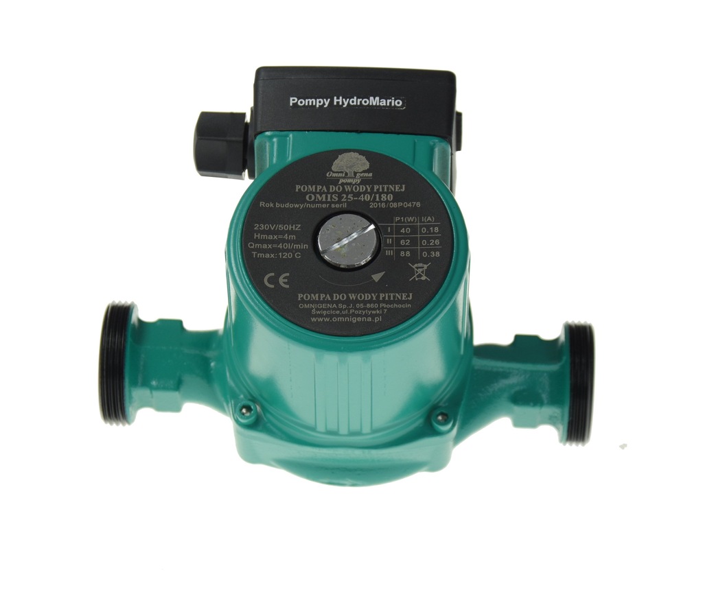 POMPA Obiegowa 25-40 / 180 OMIS do C.O Omnigena - 7338741140 - oficjalne archiwum Allegro