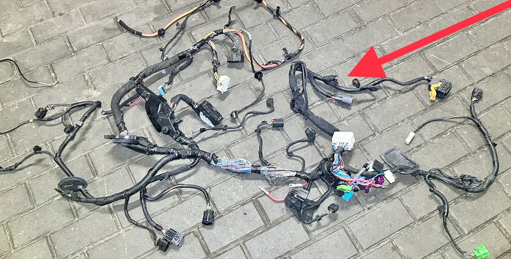 Volvo XC60 II B5 2.0 2021 wtyczka kostka wiązki komory silnika ...