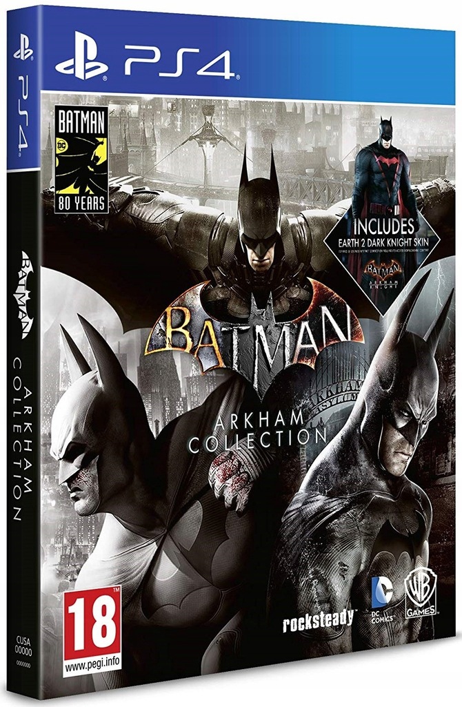 BATMAN ARKHAM COLLECTION STEELBOOK PS4 NOWOŚĆ!!! - 8425066543 ...