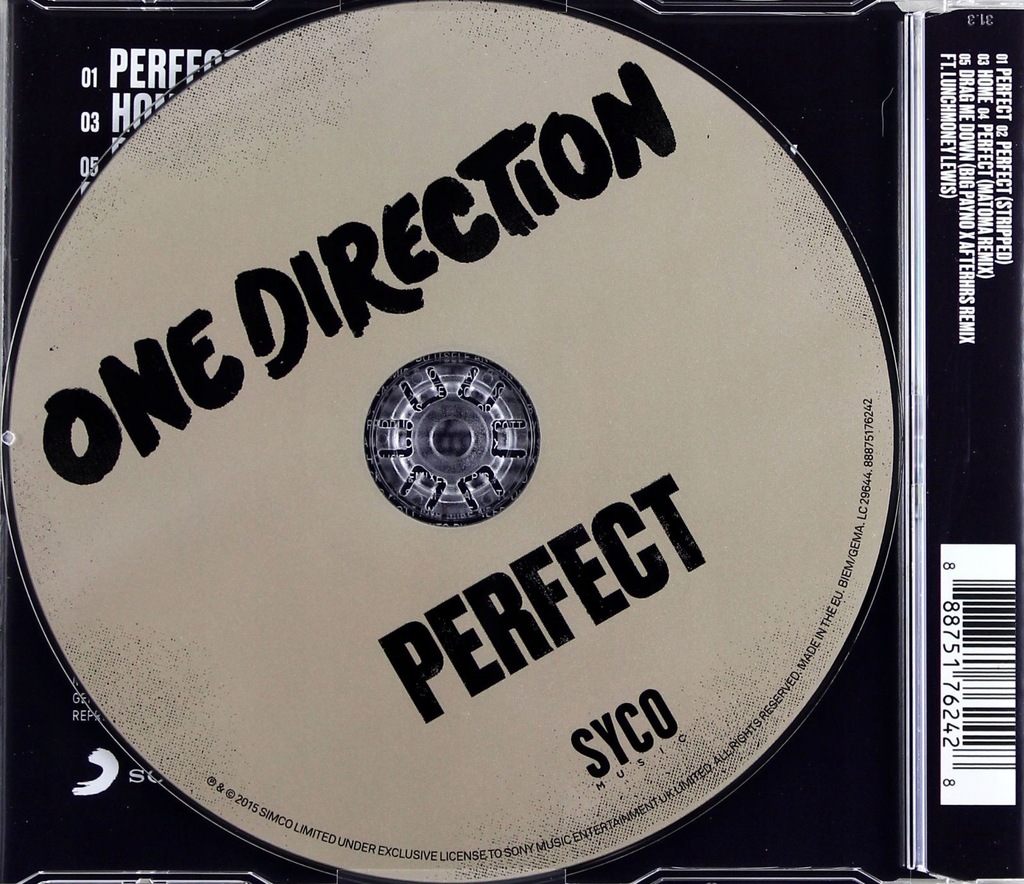 ONE DIRECTION: PERFECT (CD) - 7453375327 - oficjalne archiwum Allegro
