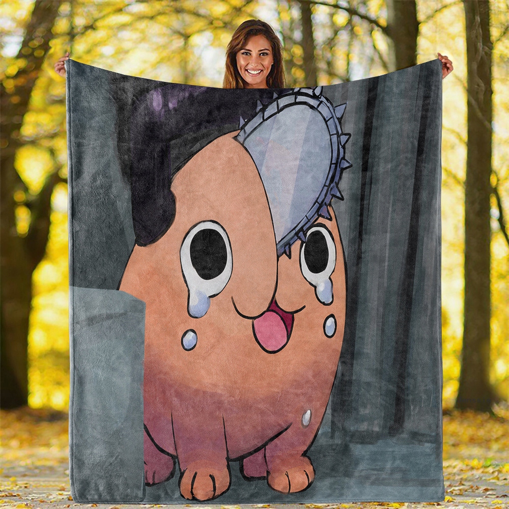 KOC KOCE Chainsaw Man Cartoon Anime flanelowe rzut - 14038269275 ...