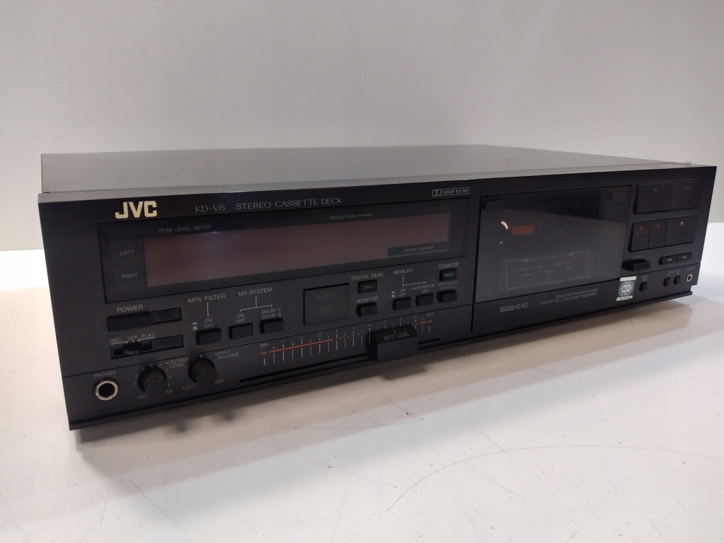 Magnetofon JVC KD-V6 Stereo Cassette Deck - 13892564733 - oficjalne archiwum Allegro