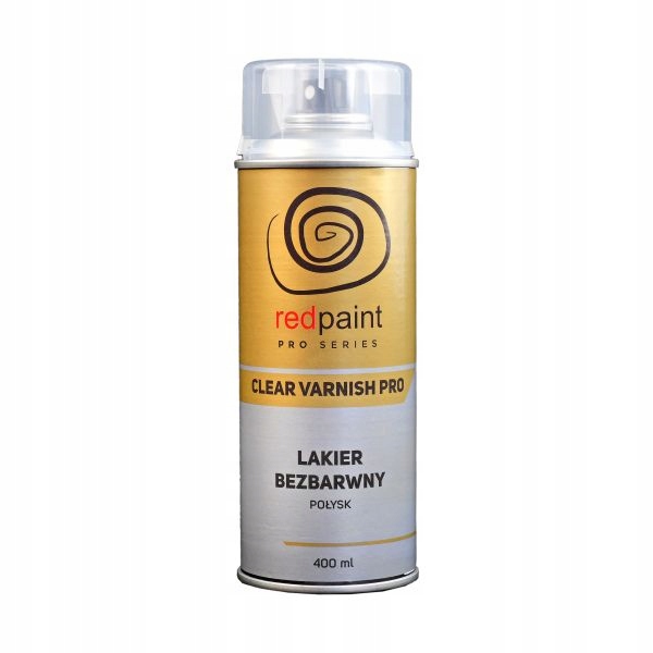 REDPAINT CLEAR VARNISH PRO LAKIER BEZBARWNY SPRAY - 9989831591 - oficjalne archiwum Allegro