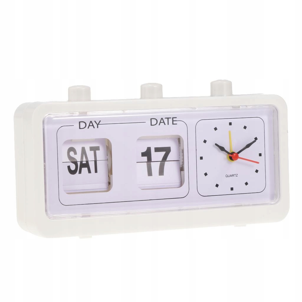 Retro Clock Calendar Display With Date & Time Desktop Bedroom Clock B ...