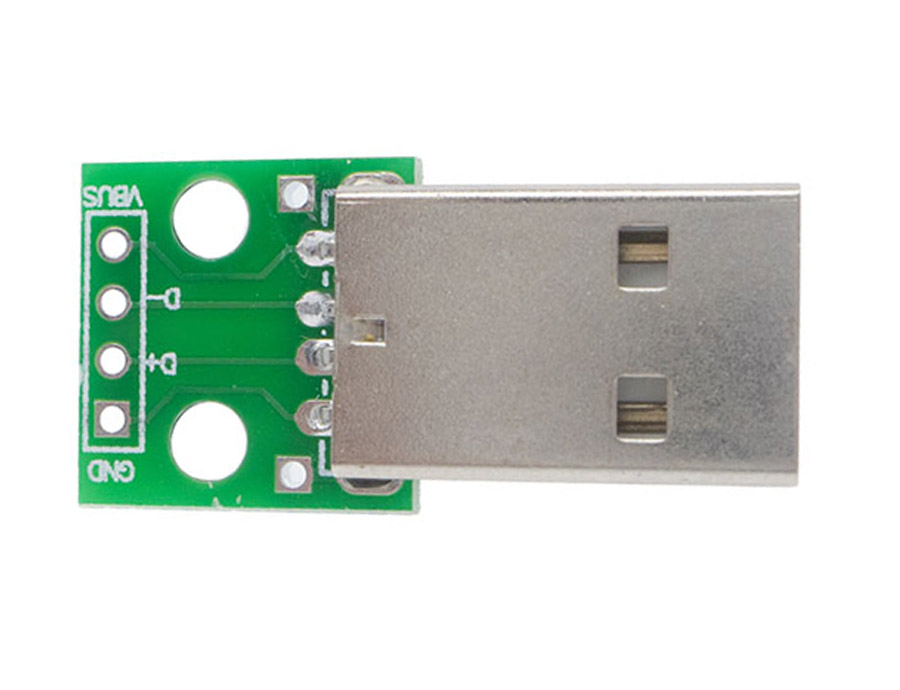 Wtyk USB A Płytka USB na PCB 4 pin DIP - 7368615780 - oficjalne ...
