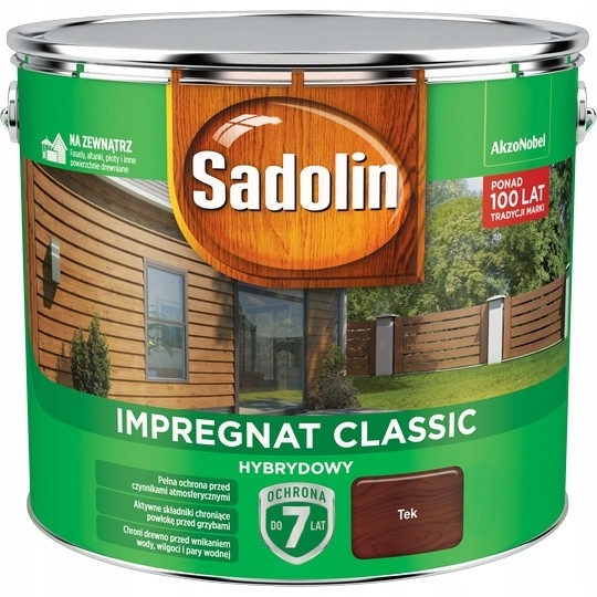 Sadolin Classic impregnat 9L TEK TIK TEAK 3 drewna - 11236451436 ...