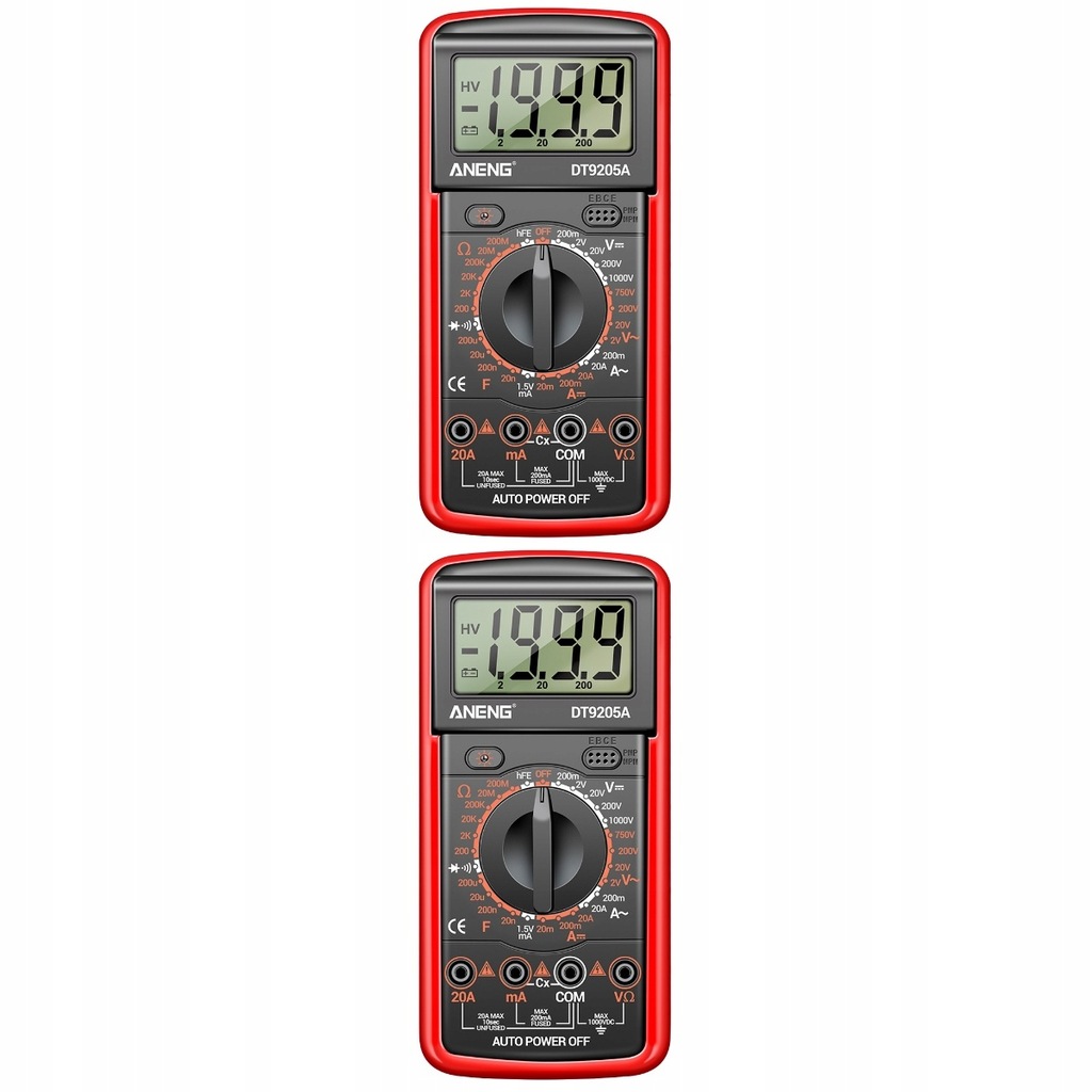 2X DC CURRENT AUTO MULTI METER DIGITAL MULTIMETER - 13392645978 ...