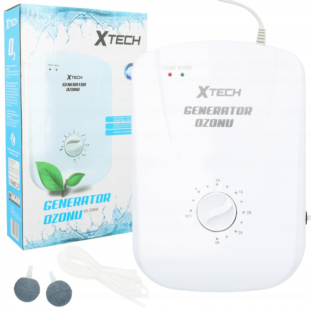 OZONATOR DO SAMOCHODU ŻYWNOŚCI GENERATOR OZONU MOC - 11282714956 - oficjalne archiwum Allegro