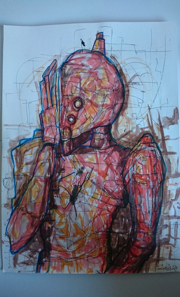 Kosmita, Rysunek - Rafał Sowiński - 13060191861 - oficjalne archiwum ...