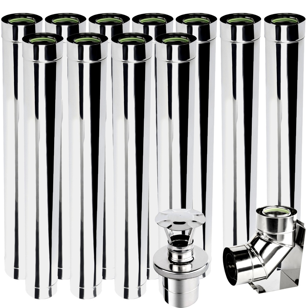 Wkład kominowy kondensacyjny fi 60/100 11 m Turbo - 8299509342 - oficjalne archiwum Allegro