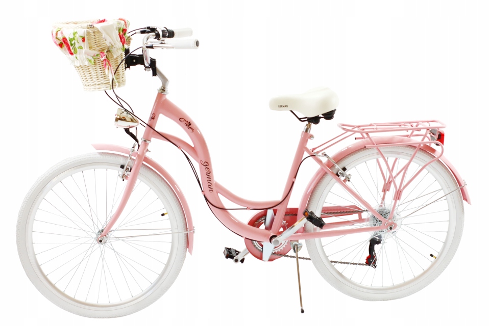 ROWER RÓŻOWY DAMSKI MIEJSKI 26 GERMAN KOMUNIA - 11863252223 - oficjalne ...