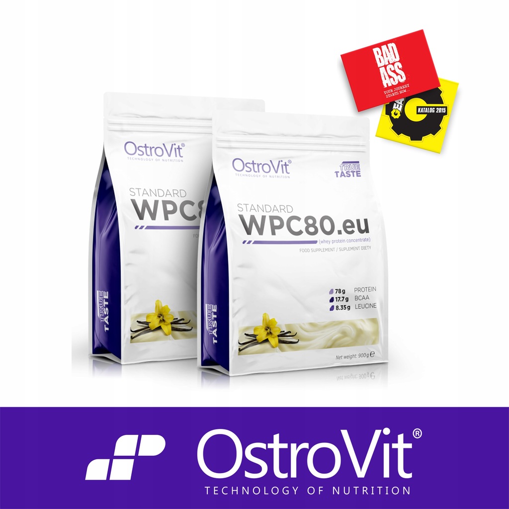 OSTROVIT WPC 80.eu 1800g ODŻYWKA BIAŁKO SERWATKOWE - 6892226295 - oficjalne archiwum Allegro