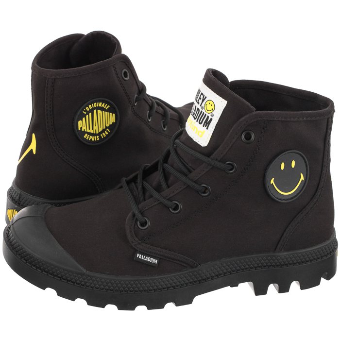 Buty Palladium Pampa Smiley Be Kind 77079 Czarne - 12024719844 ...