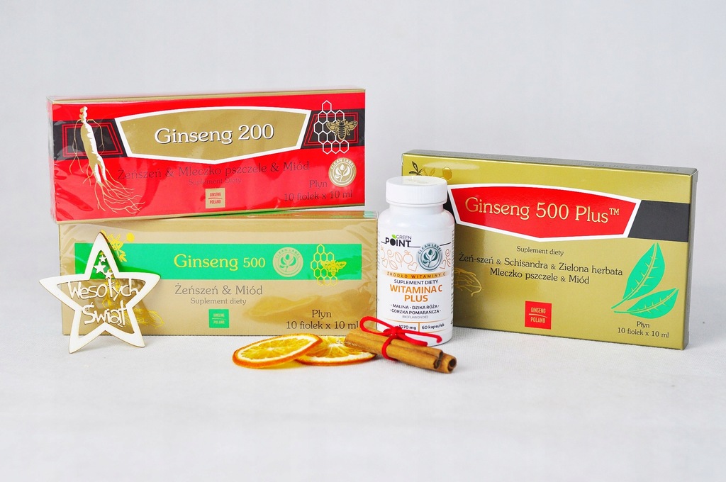 Zestaw Ginseng 200, Ginseng 500 Plus, Ginseng 500 - 7713531438 ...