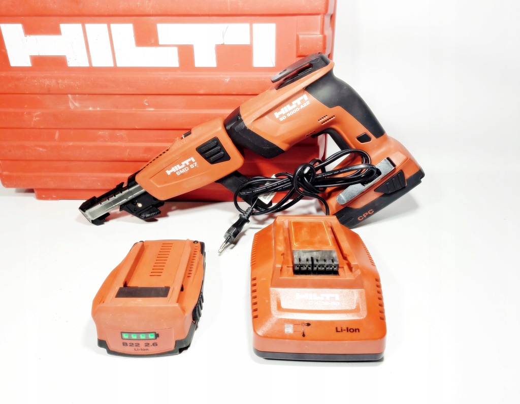 Wkrętarka do płyt GK HILTI SD 5000-A22 + Hilti SMD 57 - 16710133001 - oficjalne archiwum Allegro