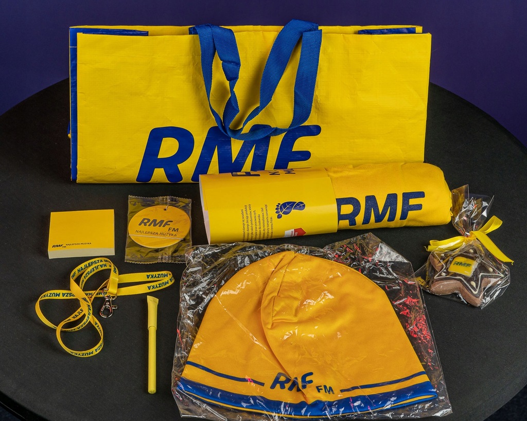 Plecak z gadżetami RMF FM - 13133472581 - oficjalne archiwum Allegro