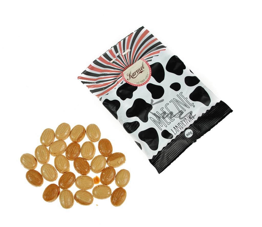 Cukierki landrynki mleczne twarde Karmel 80g - 7800011044 - oficjalne ...