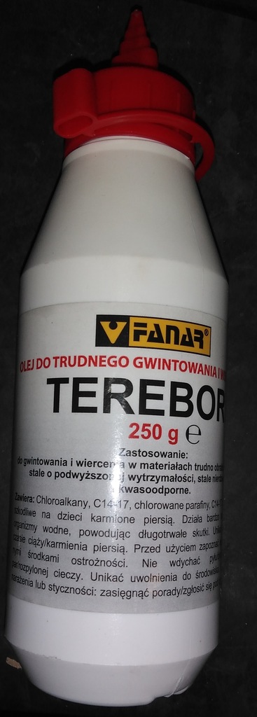FANAR preparat do gwintowania TEREBOR 250 ml - 12932130656 - oficjalne ...