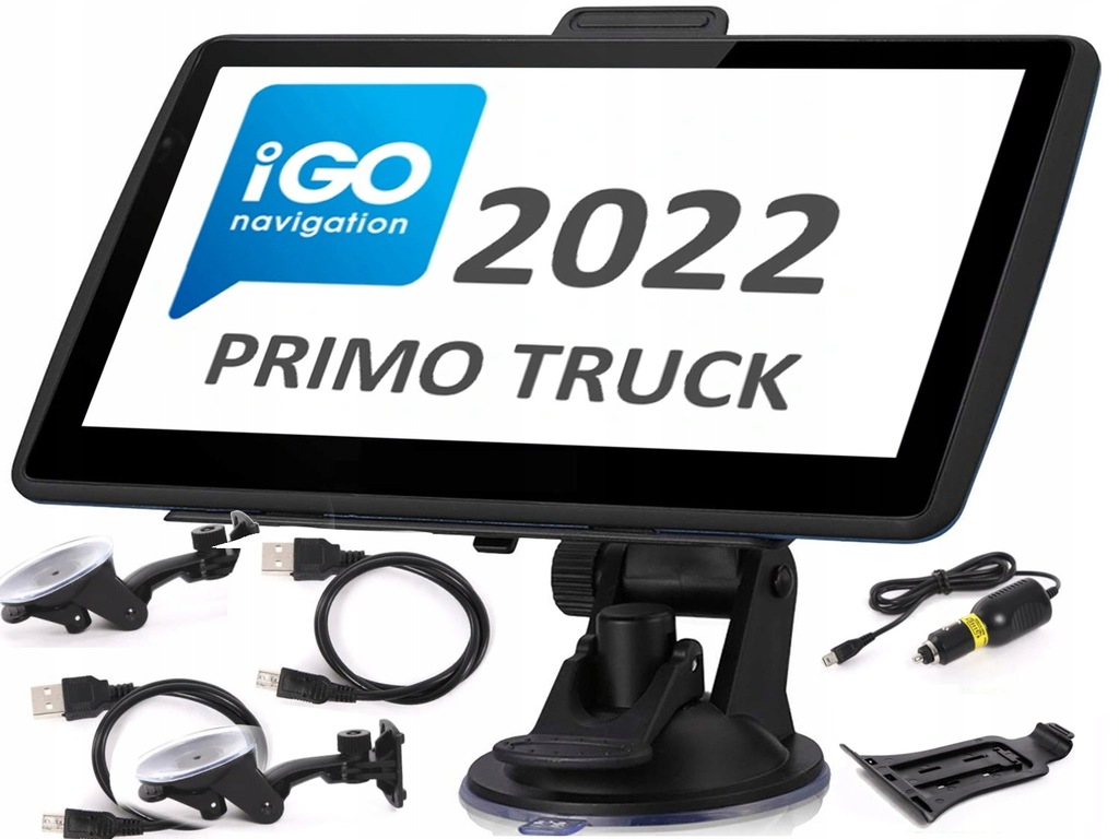 GPS 7" NAWIGACJA iGO PRIMO TIR CIĘŻARÓWKA - 9418548431 - oficjalne archiwum Allegro