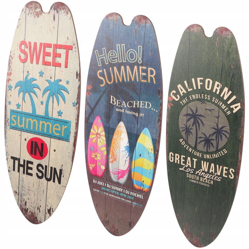 Surfboard Beach Signs Seaside Wooden Sculptures - 14417312991 ...