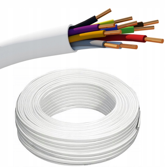 PRZEWÓD KABEL ALARM DOMOFON YTDY 6X0,5 100MB MIEDŹ - 12425800104 ...