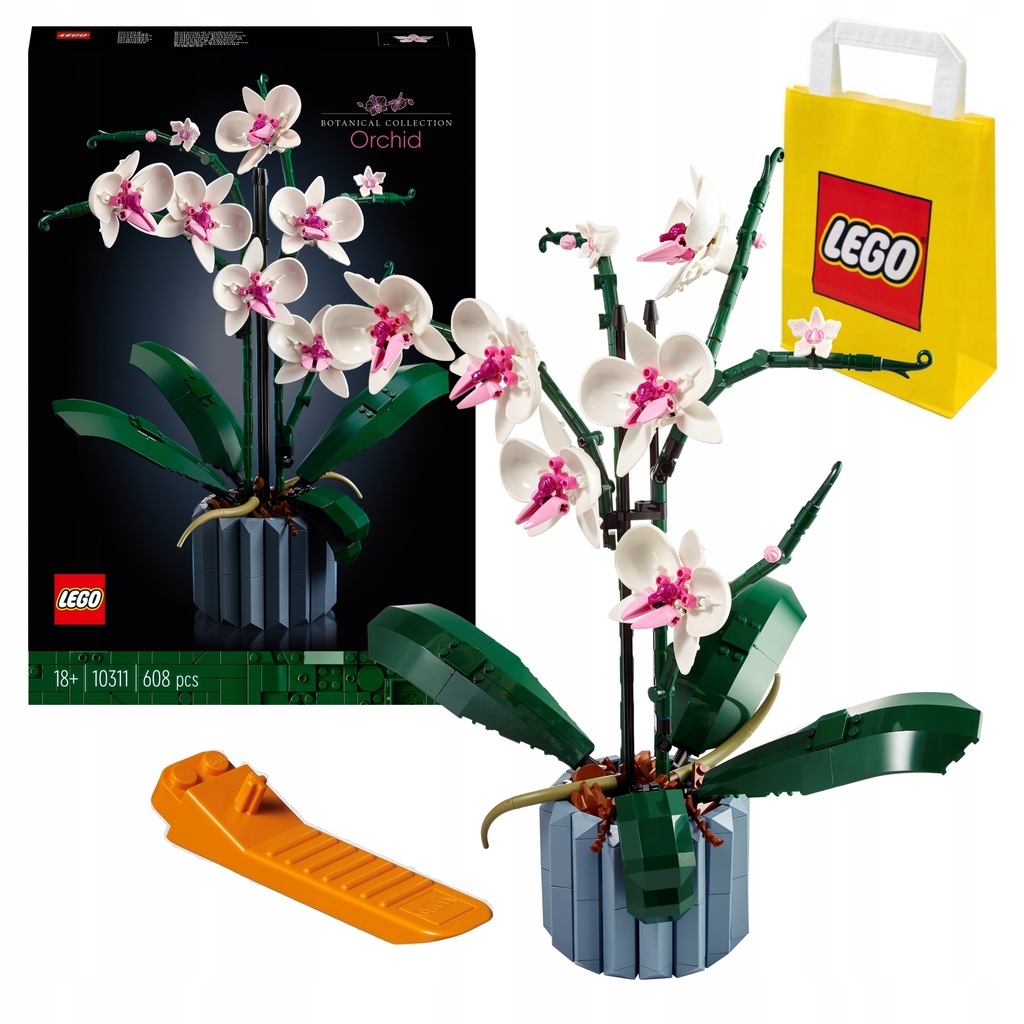 LEGO ICONS Storczyk Orchidea Wyjątkowy Kwiat Idealny Na Prezent ...