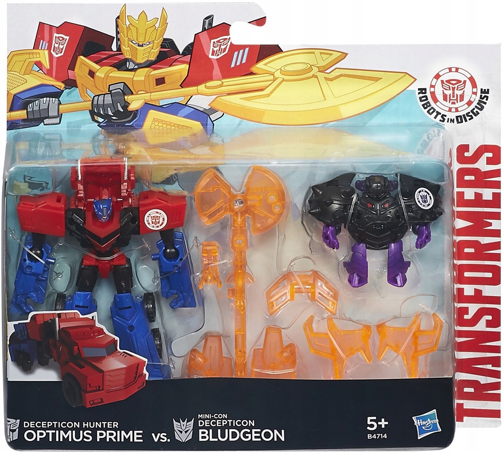 TRANSFORMERS RiD: Optimus Prime vs. Bludgeon B4714 - 7881034613 ...
