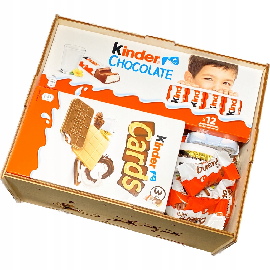 Kinder Box Wersja Ukraińska - Prezent na Nowy Rok - 13069397992 ...