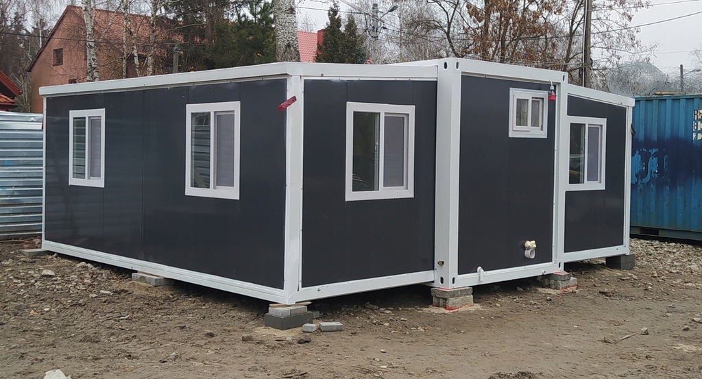 Kontener mieszkalny socjalny biurowy 35m składany - 13017117587 ...
