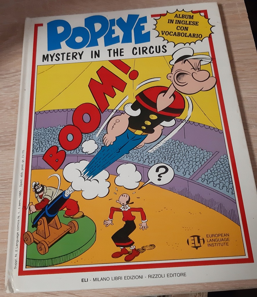 Popeye Mistery in The Circus komiks - 11528279485 - oficjalne archiwum ...