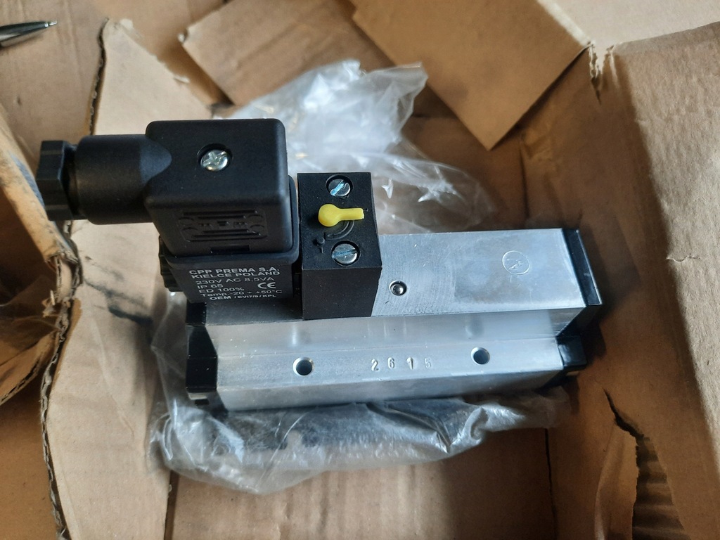 Zawór Prema DTE 5/2 G1/8-G1/4 elektrozawór 230V - 14072115209 - oficjalne archiwum Allegro