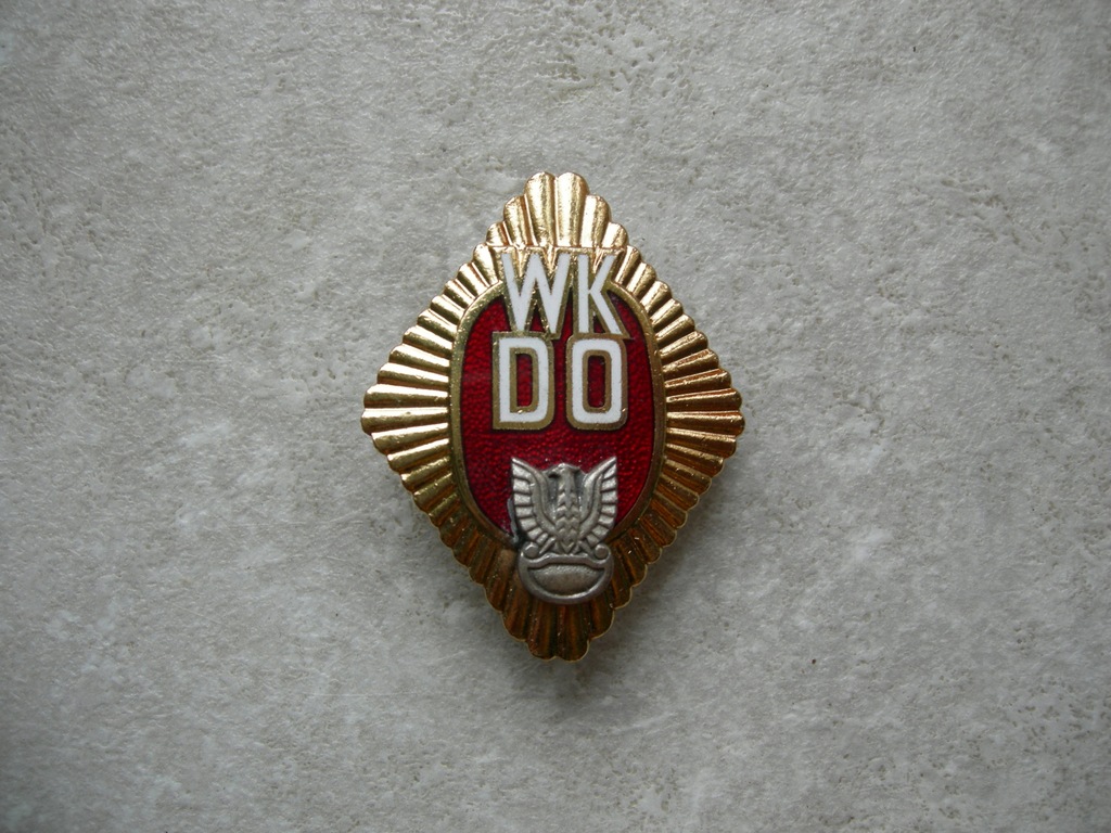 ODZNAKA WOJSKOWA WKDO ZŁOTA. WZÓR 1977. - 8546485355 - oficjalne ...