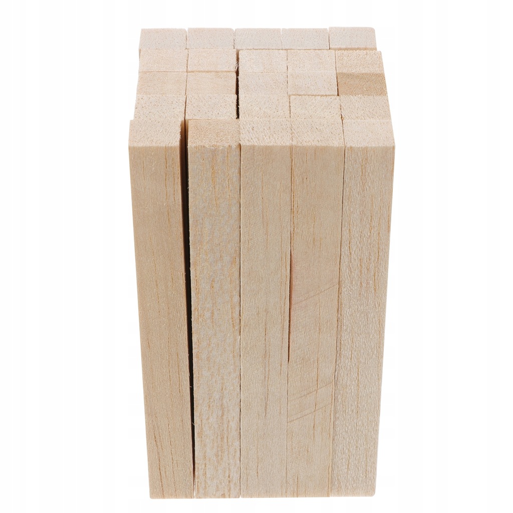 25 sztuk drewna Balsa naturalny kwadratowy kije - 11623239524 ...