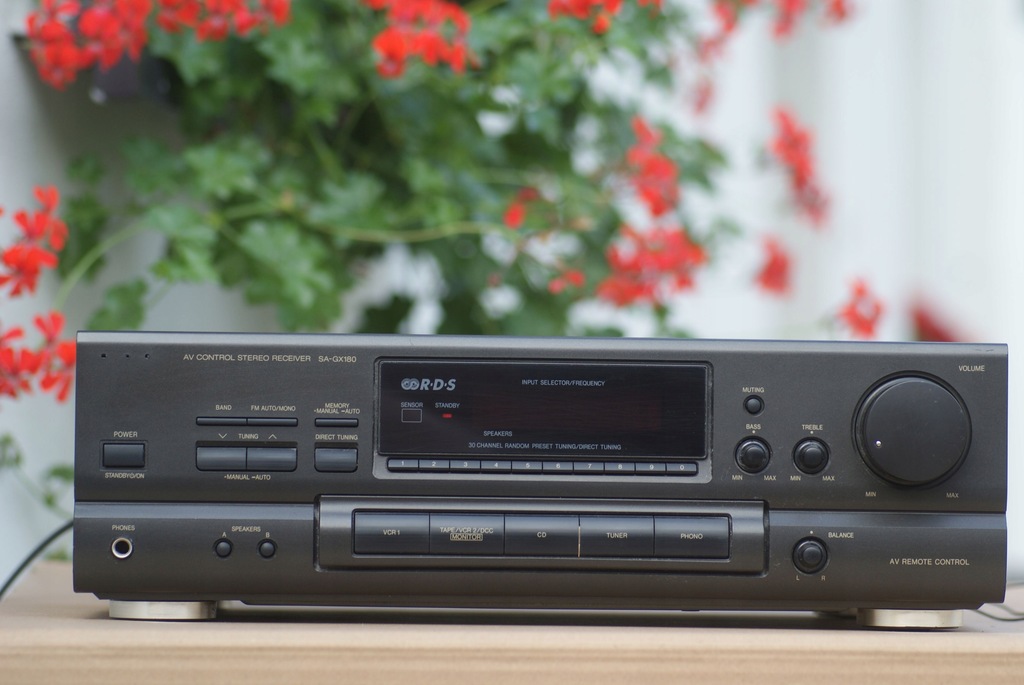 amplituner Technics SA-GX180 / wyjście PHONO / tuner uszkodzony - 14416751532 - oficjalne ...