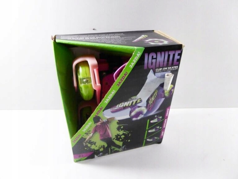 CLIP-ON SKATES ROLKI ŚWIECĄCE NAKŁADKI NA BUTY - 11696296760 ...