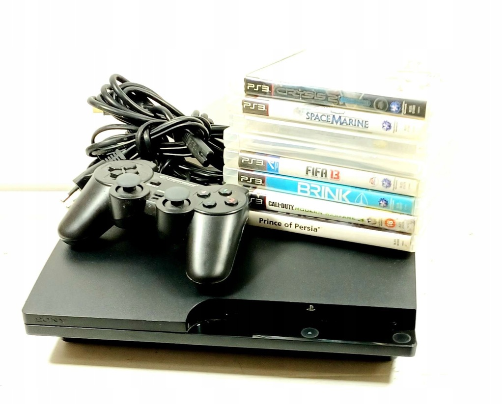 Konsola PS3 CECH-3004B 320GB 1 Pad 8 Gier *OPIS* - 12640883444 ...