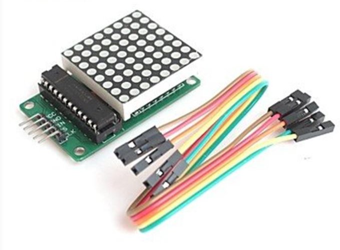 Moduł matrycy 8x8 LED MAX7219 ARDUINO-ZESTAW DO SAMODZIELNEGO MONTAŻU ...