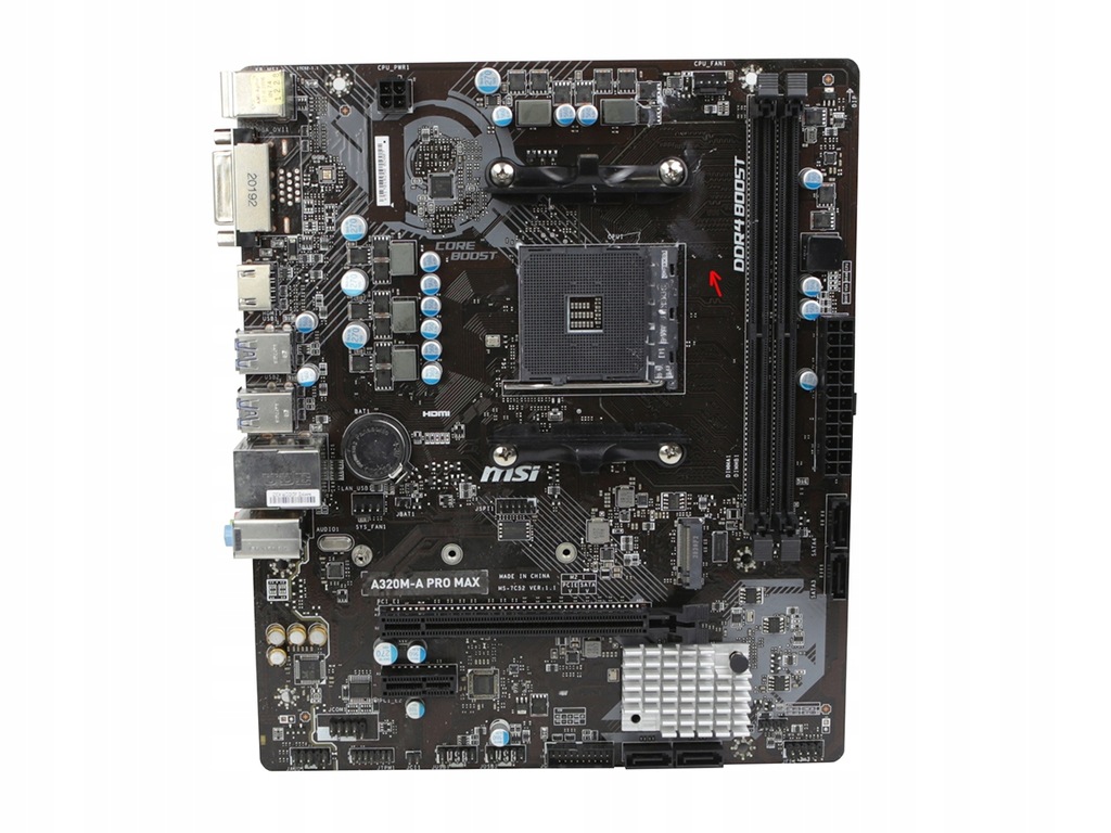 Płyta główna MSI A320M-A PRO MAX AM4 AMD A320 DDR4 M.2 Defekt - 17373766627 - oficjalne archiwum ...