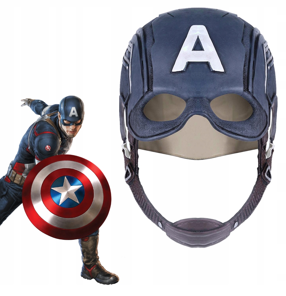 STEVE ROGERS MASK LATEX MASK CAPTAIN AMERICA MASK FOR HALLOWEEN COSPLAY ...