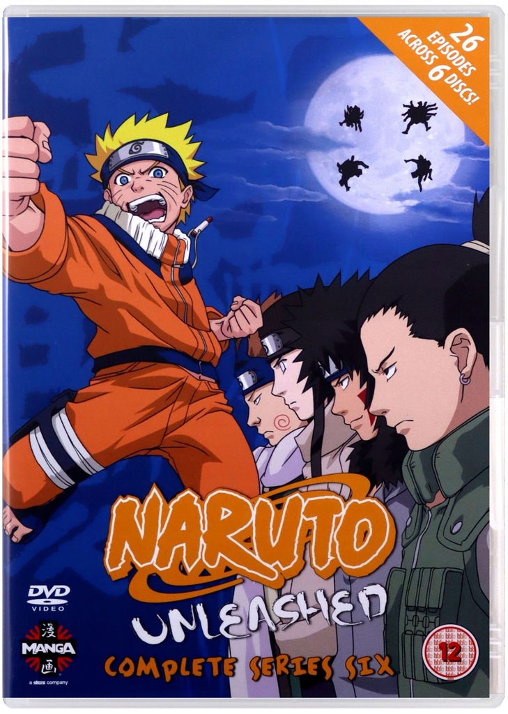 NARUTO UNLEASHED SEASON 6 (6DVD) - 13028317101 - oficjalne archiwum Allegro
